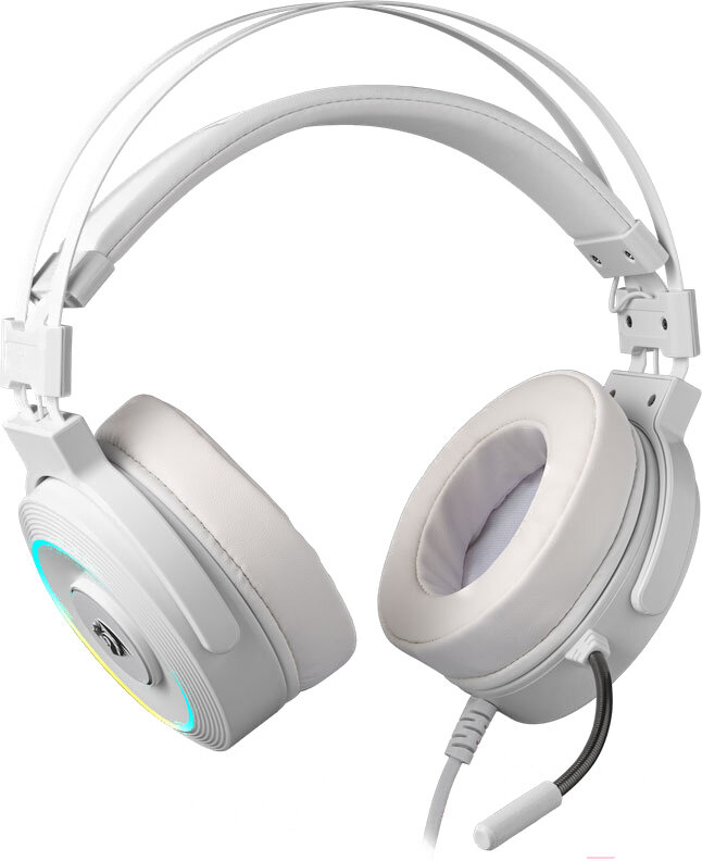 Наушники игровые с микрофоном (77885) Lamia 2 Белые, RGB,