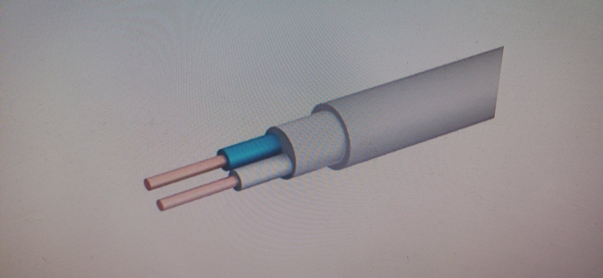 Кабель Конкорд NUM-J, 2х2,5 сечение 2.5, ГОСТ, ПВХ-изоляция, 2 жилы (100м)