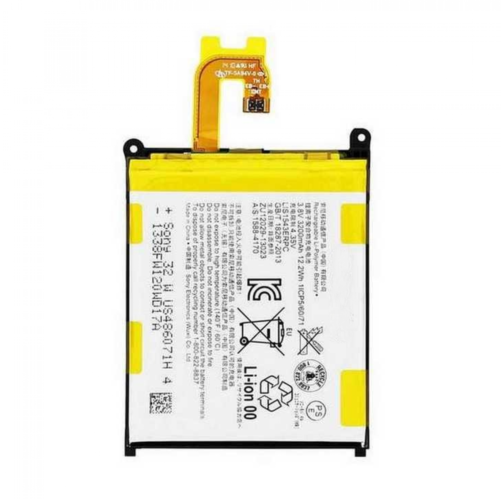 Аккумуляторная батарея MyPads 3200mAh LIS 1542ERPC для Sony Xperia Z2 (D6503)