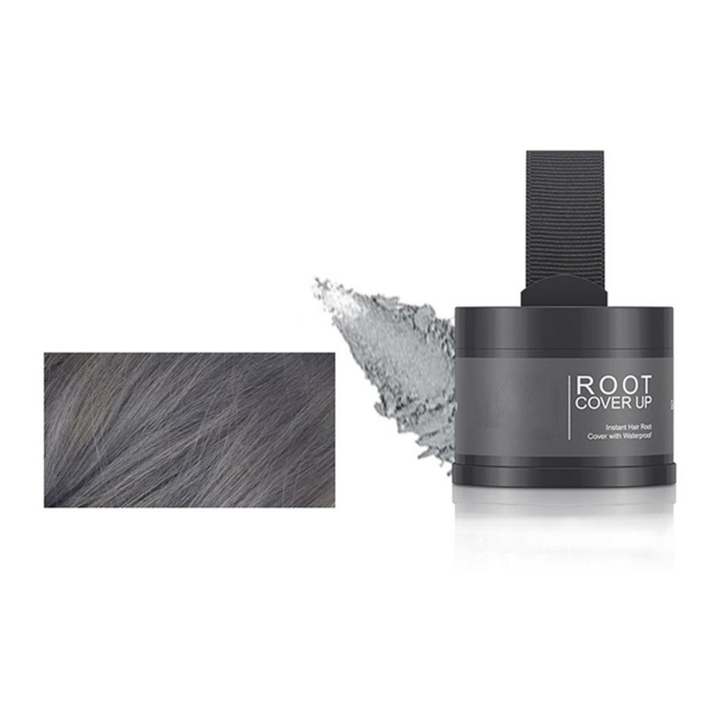 Пудра для маскировки корней волос, Серый