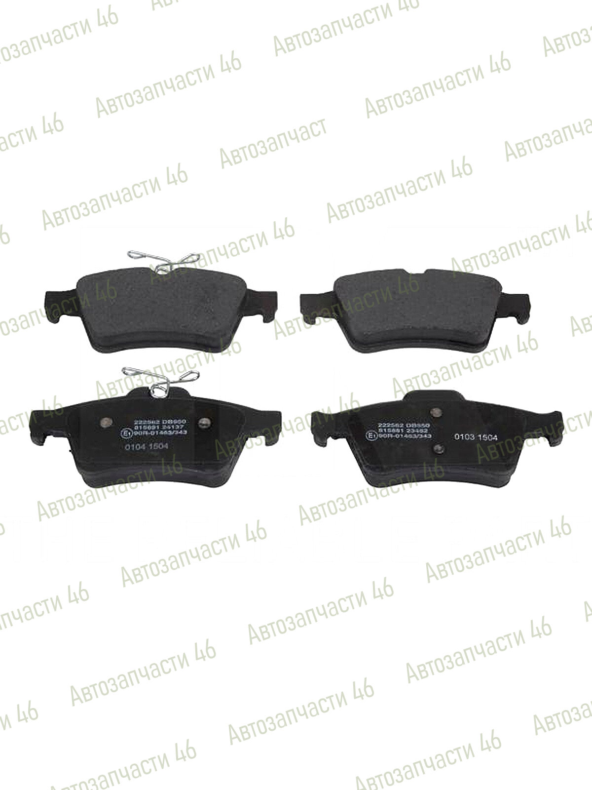 Колодки задние дисковые Форд Фокус 3 Ford Focus 3 2011 2015 -2 NK