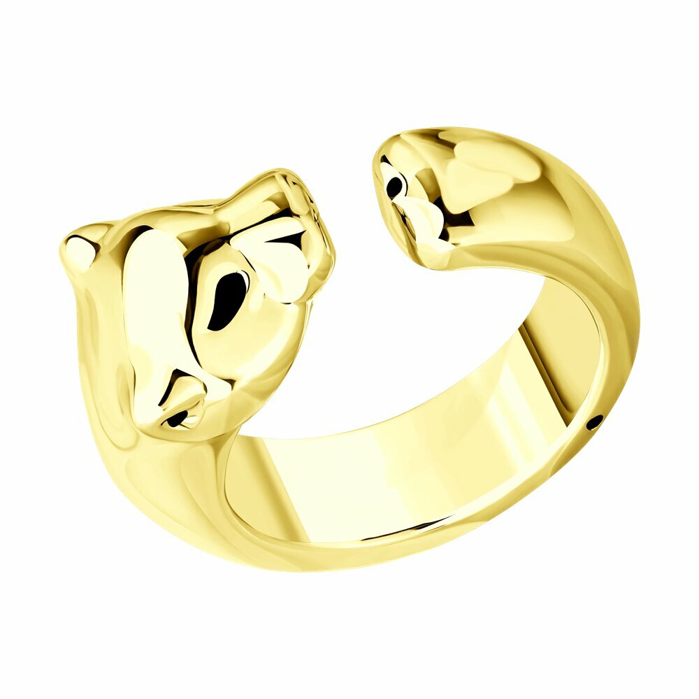 Кольцо, серебро, 925 проба, эмаль