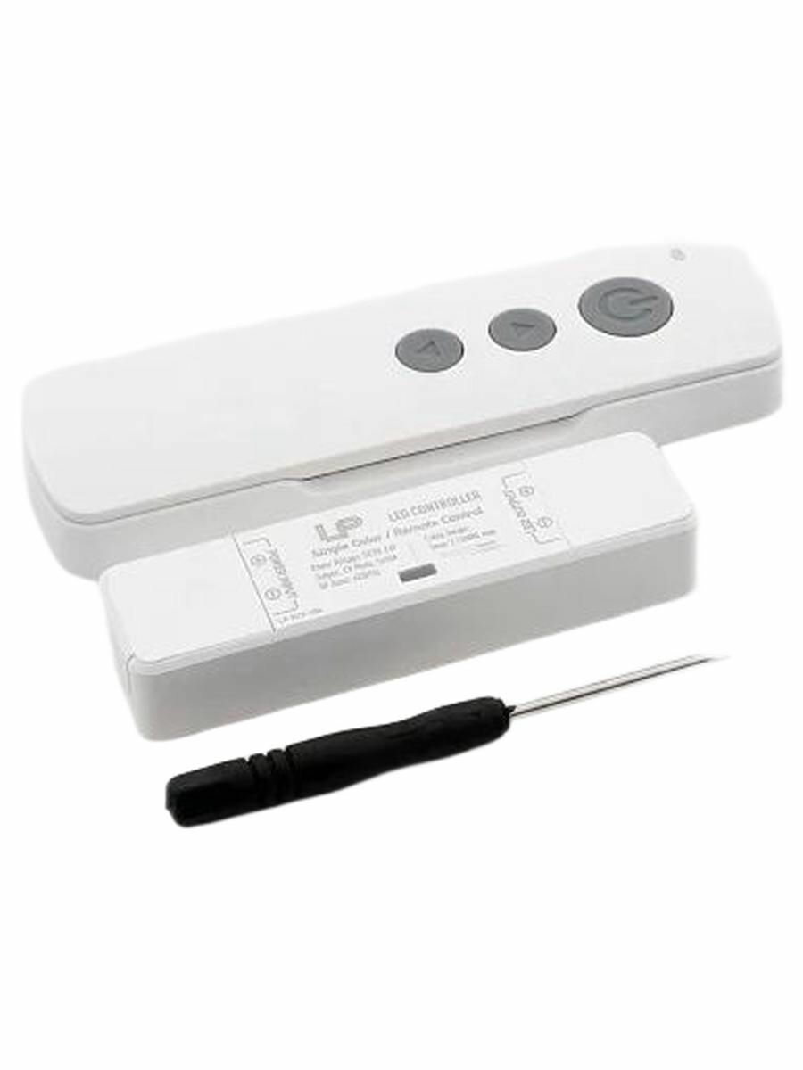 Диммер одноцветный N12 Nano RF 10A (50-240W) белый с пультом LEDS POWER