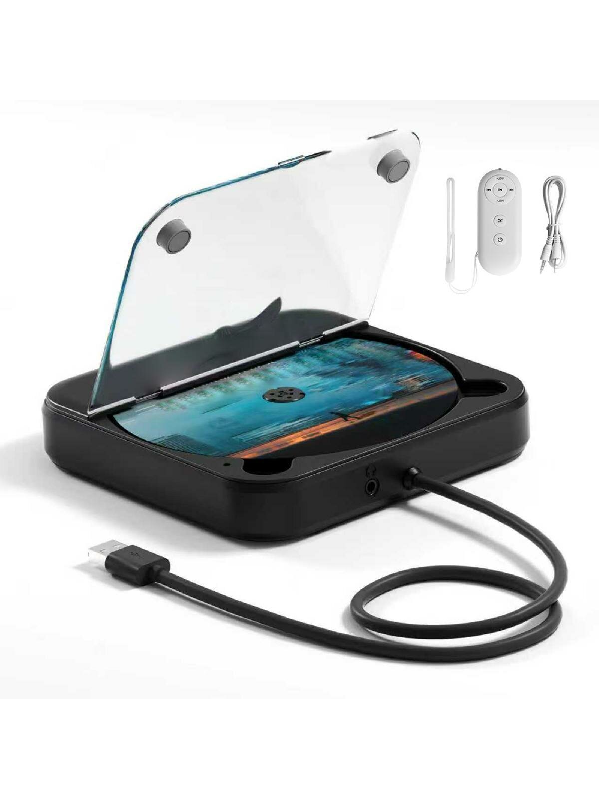 Долговечность Автомобильный проигрыватель дисков ABS Работает с различными музыкальными системами Долговечность