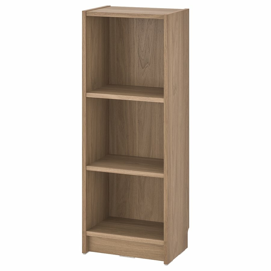 Книжный стеллаж 3 полки IKEA BILLY цвет имитация дуба 40x28x106 см 204.773.79