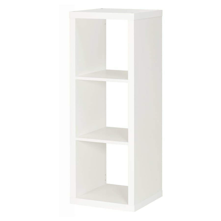 Книжный стеллаж 3 полки IKEA KALLAX цвет белый 42x112 см 303,721.88