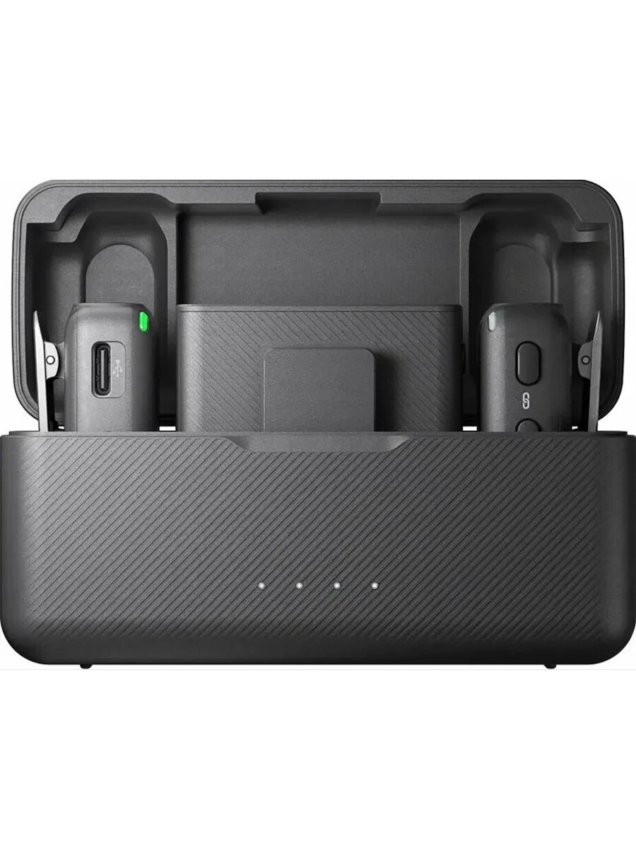 Беспроводной микрофон DJI Mic 2 (2 TX+1 RX+Charging Case), серый