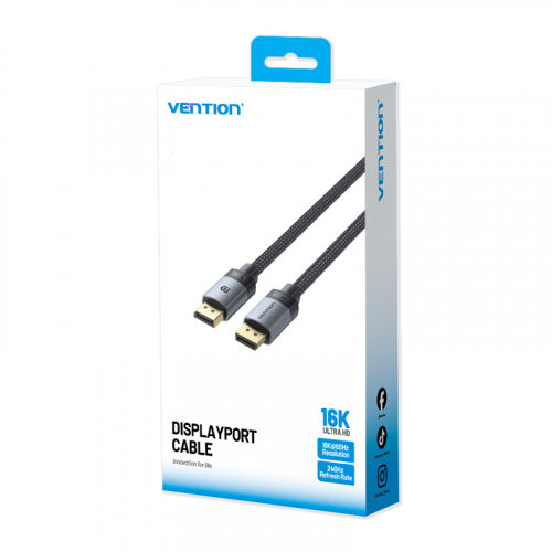 Кабель Vention DisplayPort v2.1 20M/20M - 2м — фото 1