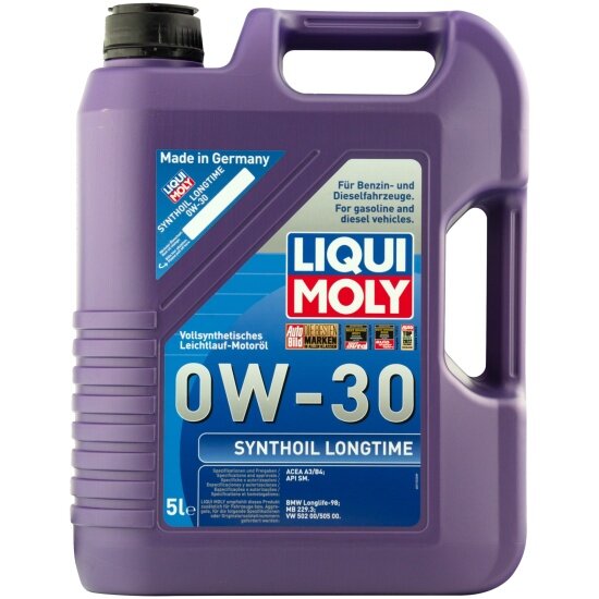 Моторное масло Liqui Moly Synthoil Longtime 0W-30 синтетическое 5 л