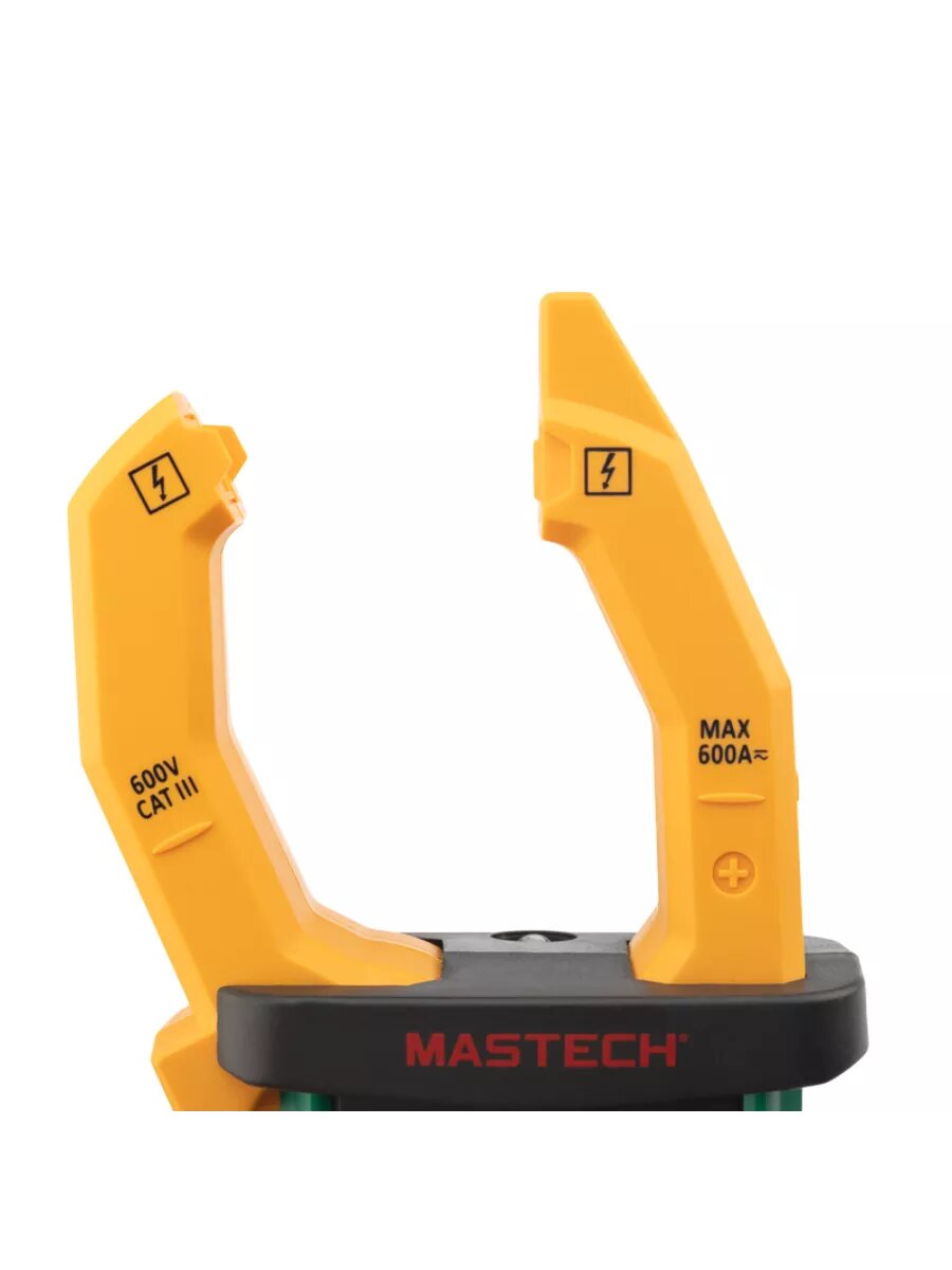 Токовые клещи Mastech MS2109A, 6 В/60 В/600 В ±(0,7%+2), 0–10 МГц ±(1,5%+5), охват 30 мм — фото 1