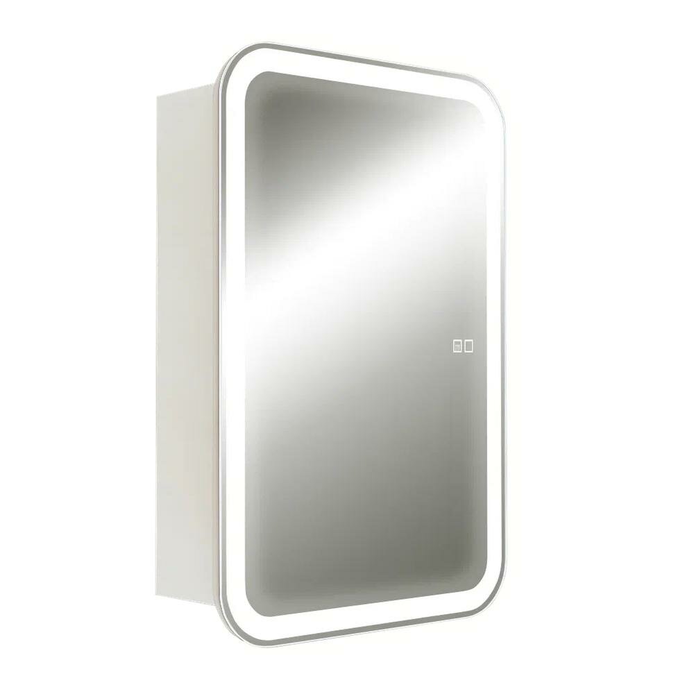 Зеркало-шкаф Silver Mirrors Фиджи - 2 Flip 50 (подогрев, сенсорный выключатель)