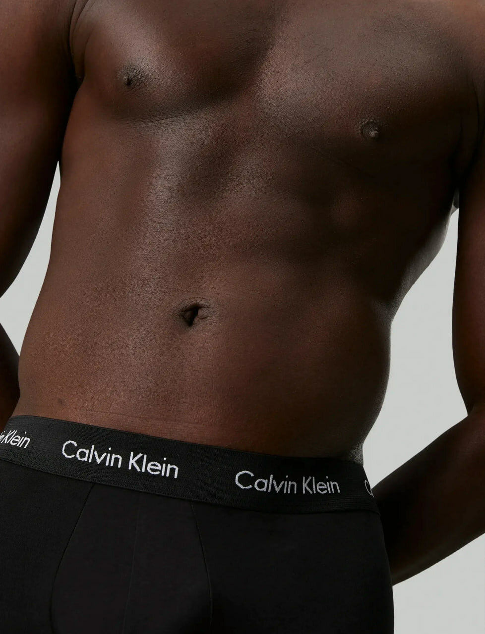Трусы CALVIN KLEIN Low Rise Trunk 5pk, комплект из 5 шт., размер XL, белый, черный — фото 1