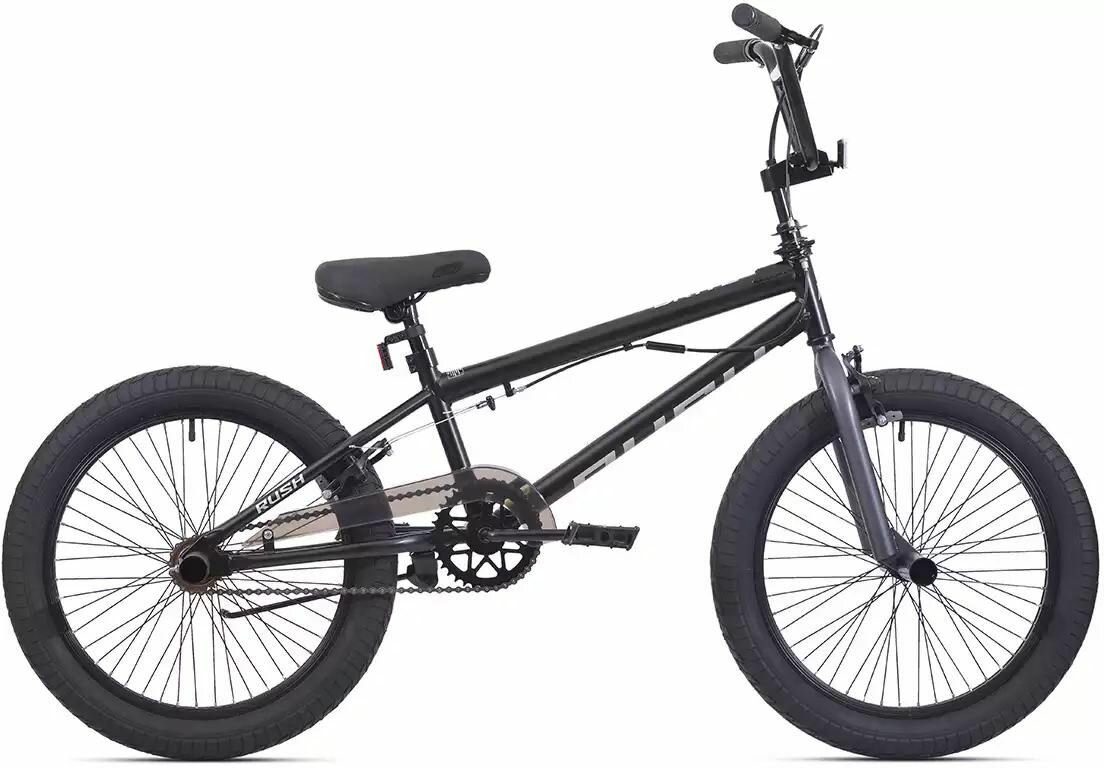 Велосипед RUSH HOUR BMX Drive, диаметр колес 20", черный