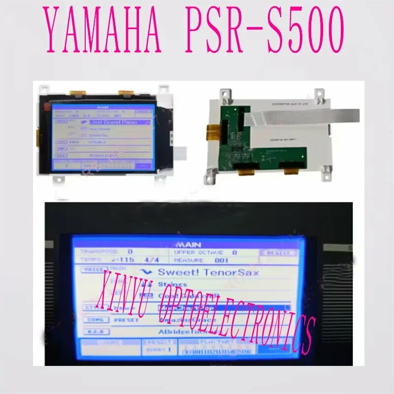 Модуль ЖК-дисплея подходит для Yamaha PSR-S500 S550 PSR-S650 PSR-S670 DGX520 DGX620 YPG625 DGX630 DGX640