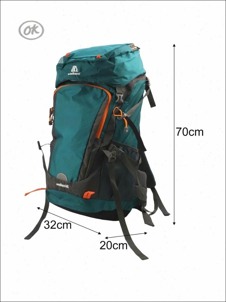 65L Походный Рюкзак Outdoor Sport Travel Daypack для Кемпинга Треккинга Туризма
