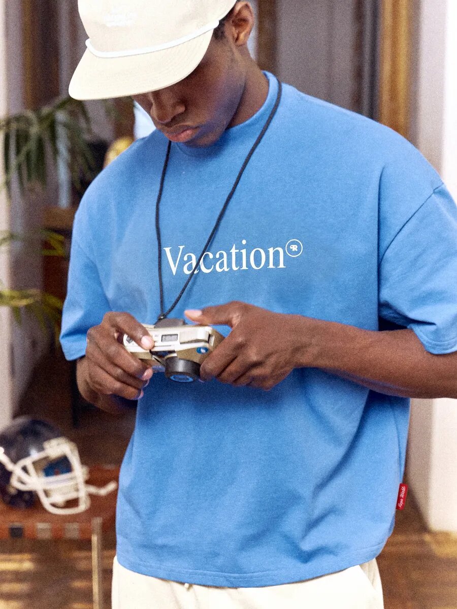 Футболка Кроп "Vacation Club"
