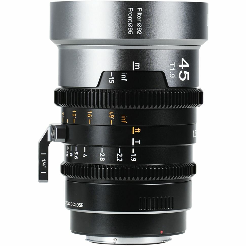 Объектив Sirui IronStar 45mm T1.9 Anamorphic Cine 1.5X Blue Flare EF/PL-mount