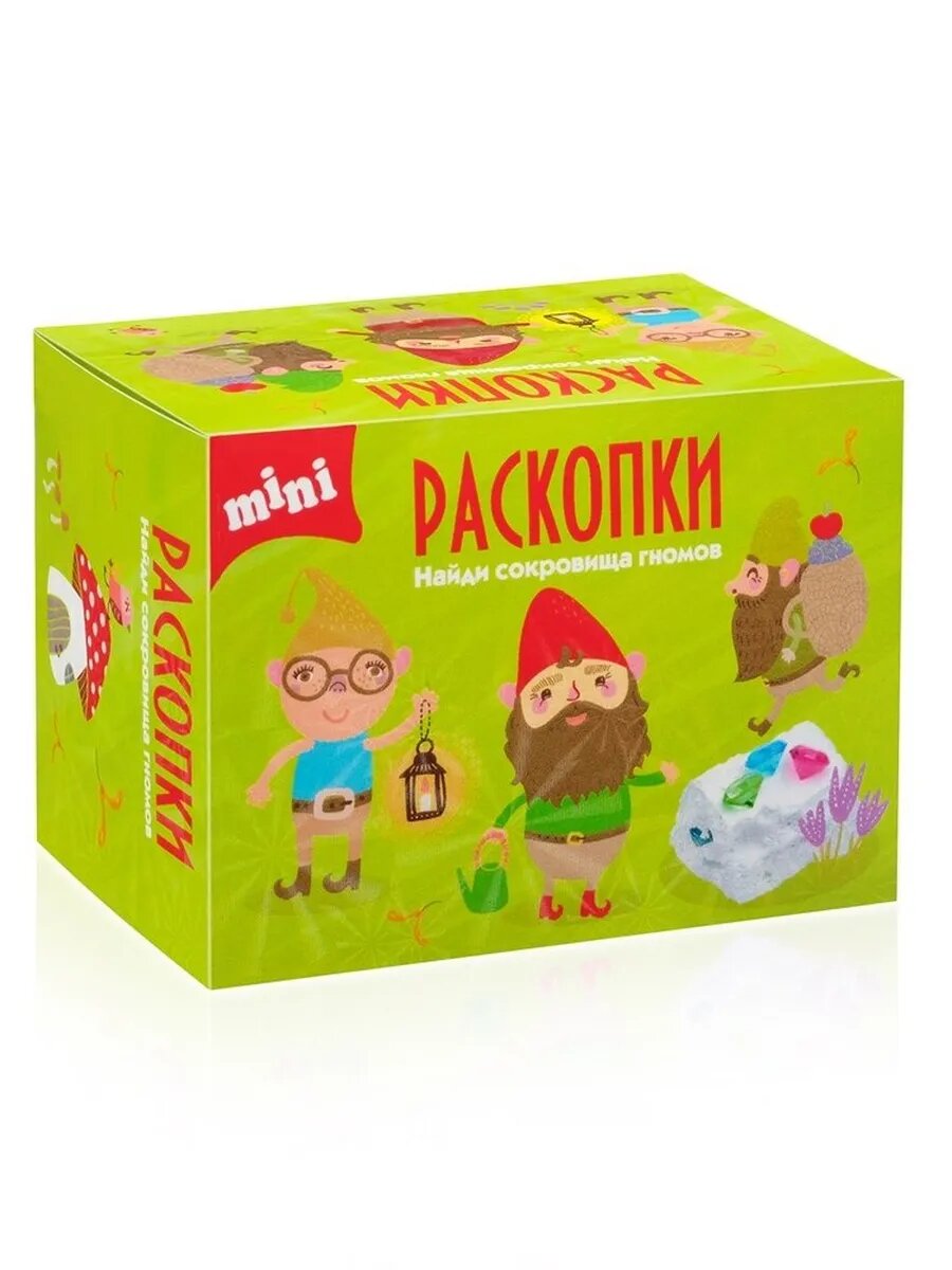 Раскопки Мини-набор для проведения раскопок "Сокровища гномов"