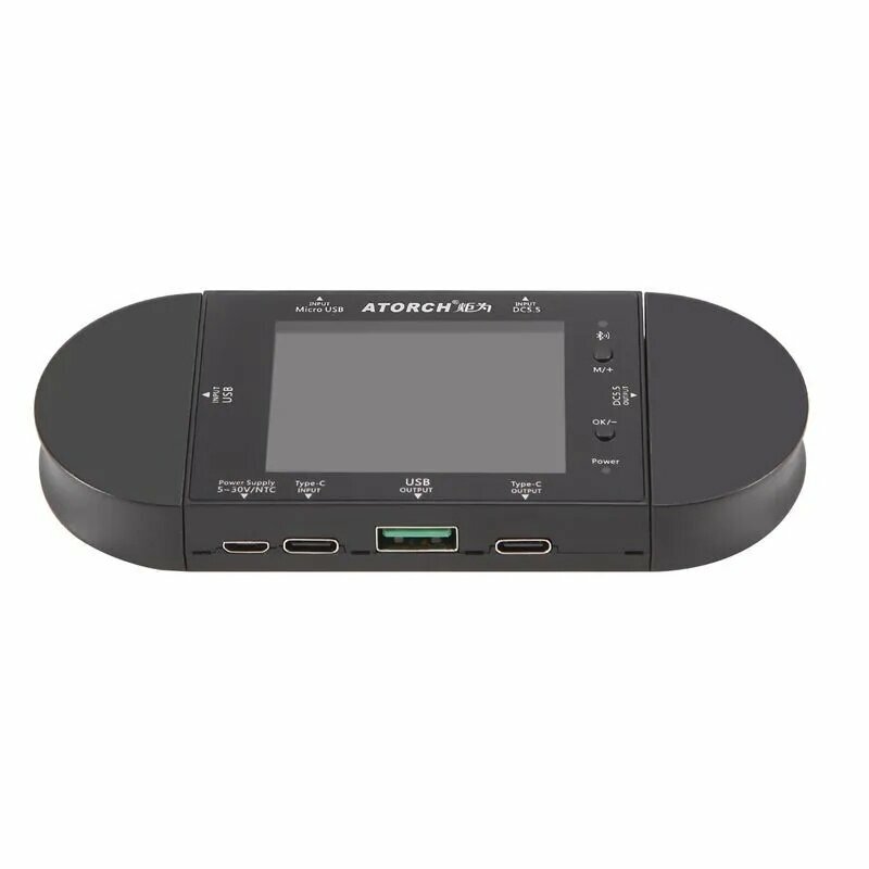 ATORCH UD24 USB-тестер Type-C 2,4-дюймовый цифровой вольтметр Амперметр Power Bank Детектор напряжения Volt PD Trigger Electric Meter
