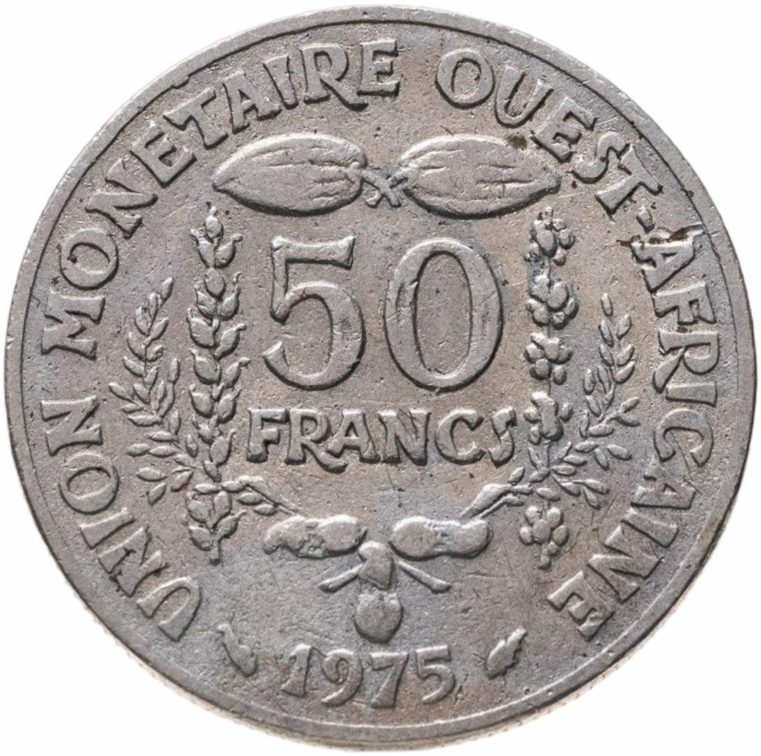 Западная Африка (BCEAO) 50 франков (francs) 1975