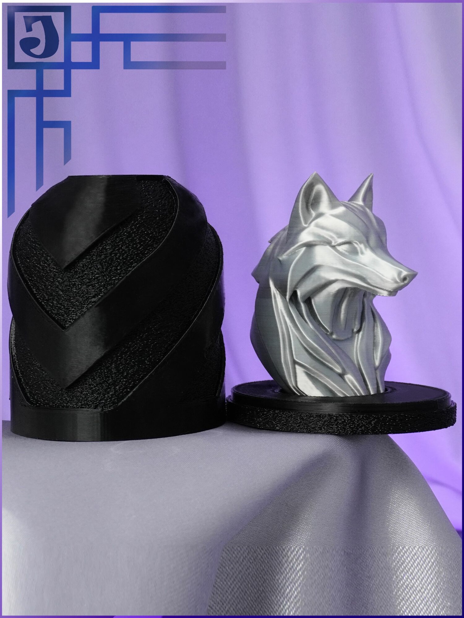 Оригинальная фигурка лисы в подарок. Статуэтка лиса в стиле минимализм