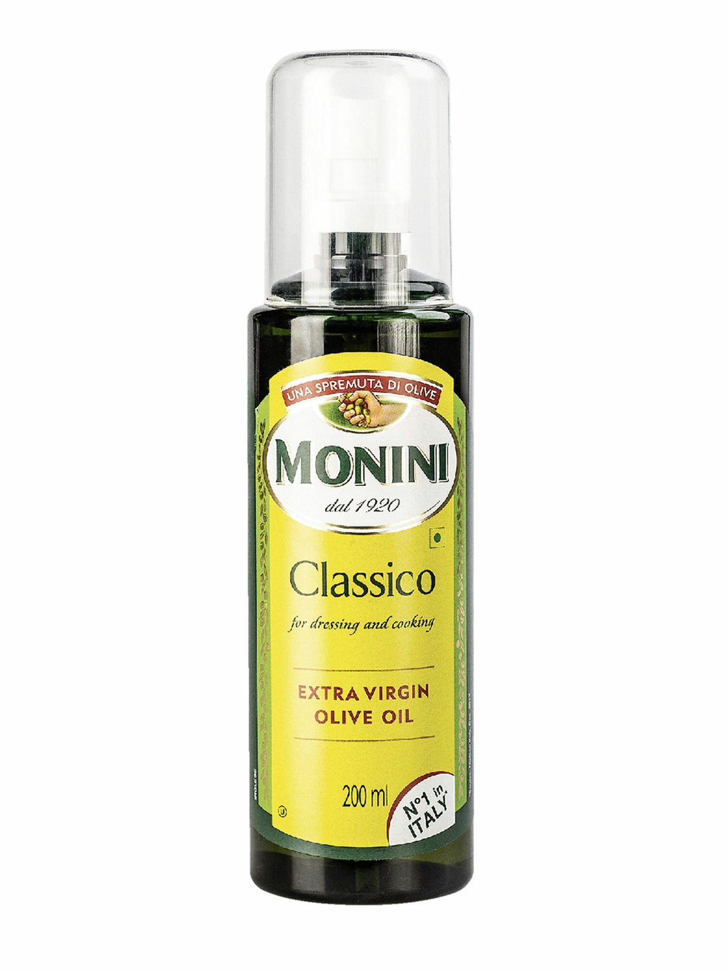 Масло-спрей оливковое Monini Classico Extra Virgin нерафинированное, 200мл