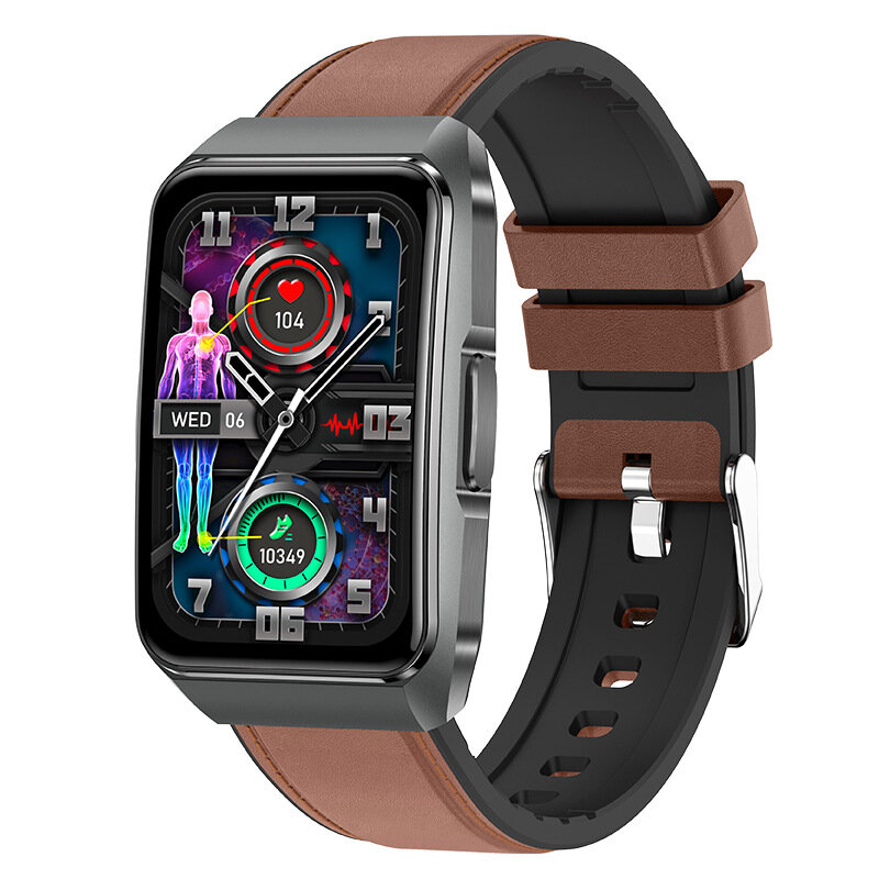 Высококачественный браслет для управления здоровьем ЭКГ, артериальное давление, сахар в крови, мочевая кислота