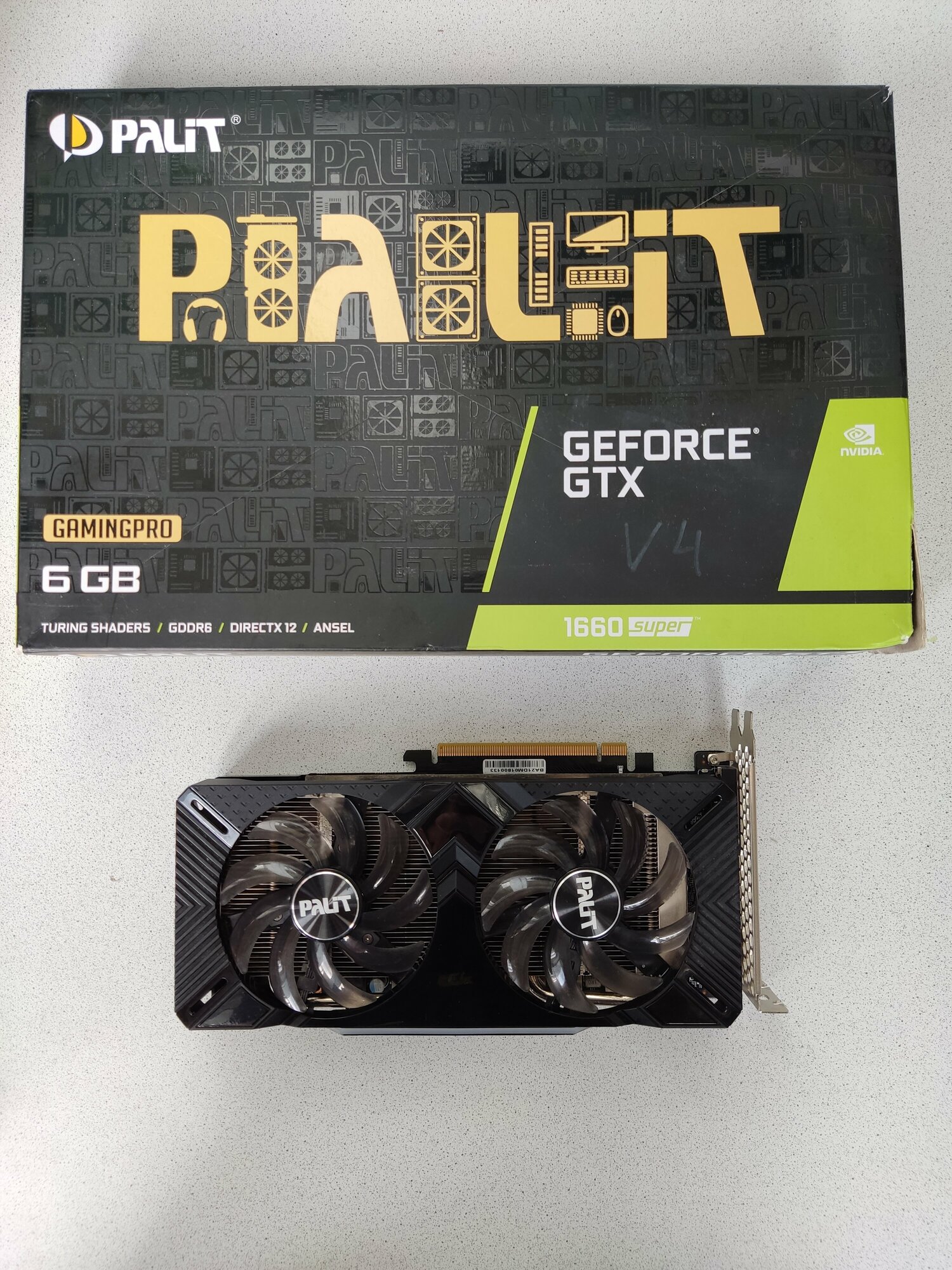Видеокарта Palit GeForce GTX 1660 SUPER GP 6GB (NE6166S018J9-1160A-1), Retail