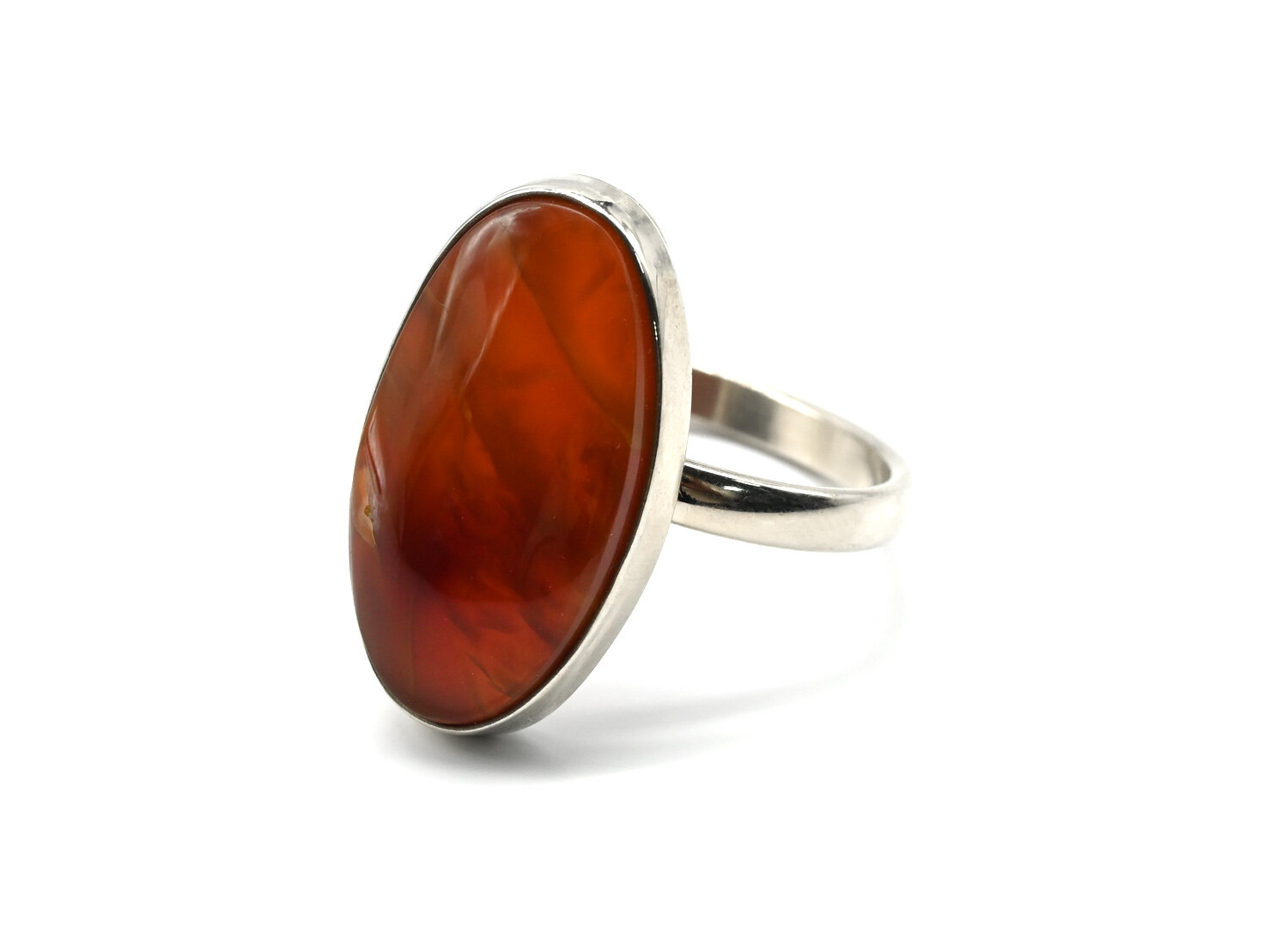 Кольцо, агат