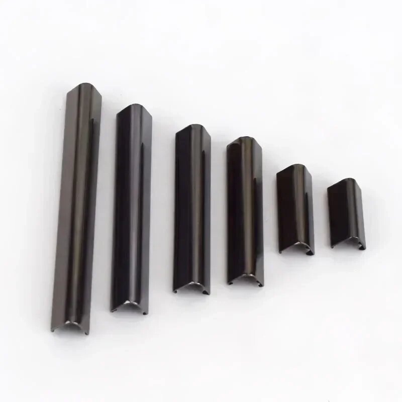 10/20 шт. 10-60 мм металлические зажимы для хвоста, пряжки, лямки, ремень, хвост, замок, кошелек, кожаный шнур, концевая пробка, пряжка, аксессуары «сделай сам»