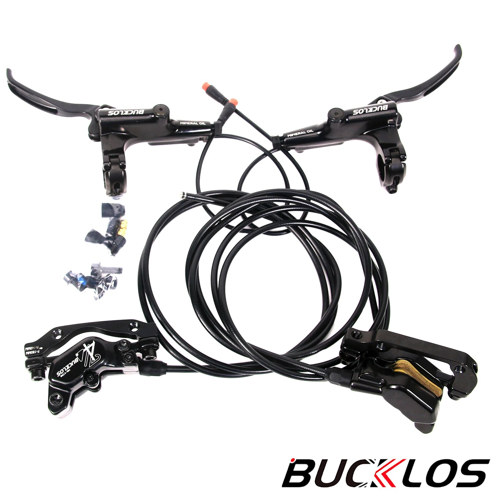 Гидравлические тормоза BUCKLOS HD-E735 для электровелосипедов и горных велосипедов Front-Rear