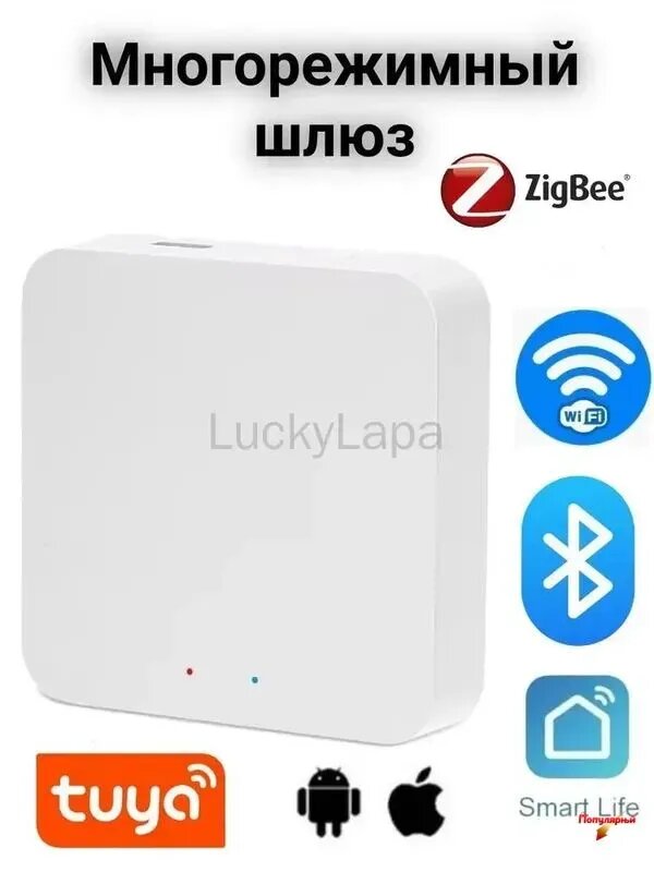 Многорежимный шлюз Smart с поддержкой ZigBee 3.0, Bluetooth и Mesh Hub
