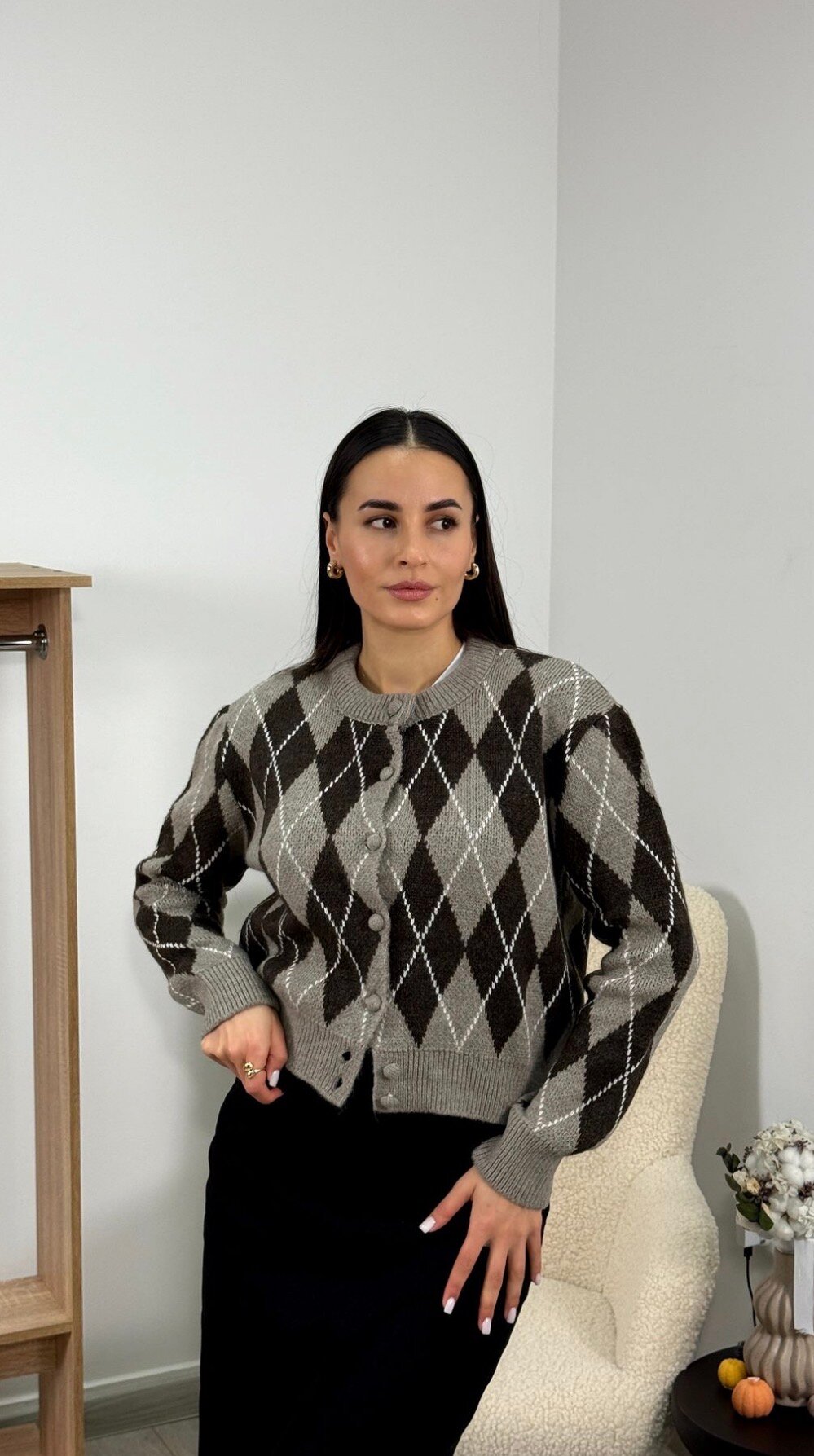 Кардиган Укороченный кардиган