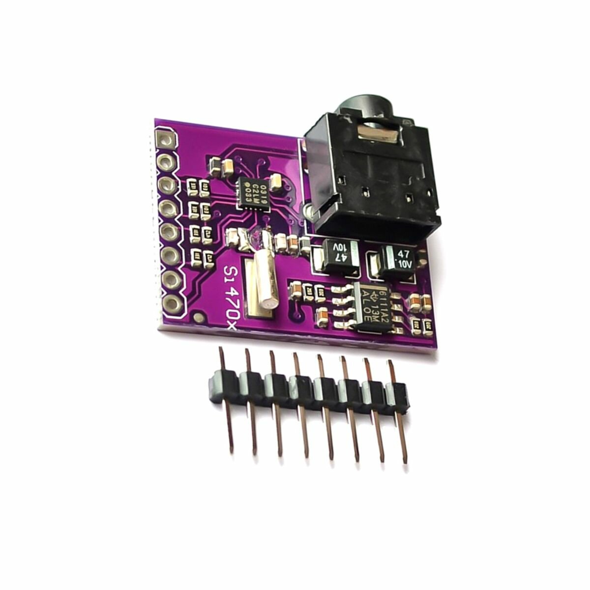 Оценочная плата FM-тюнера Si4703, модуль обработки вещательных данных