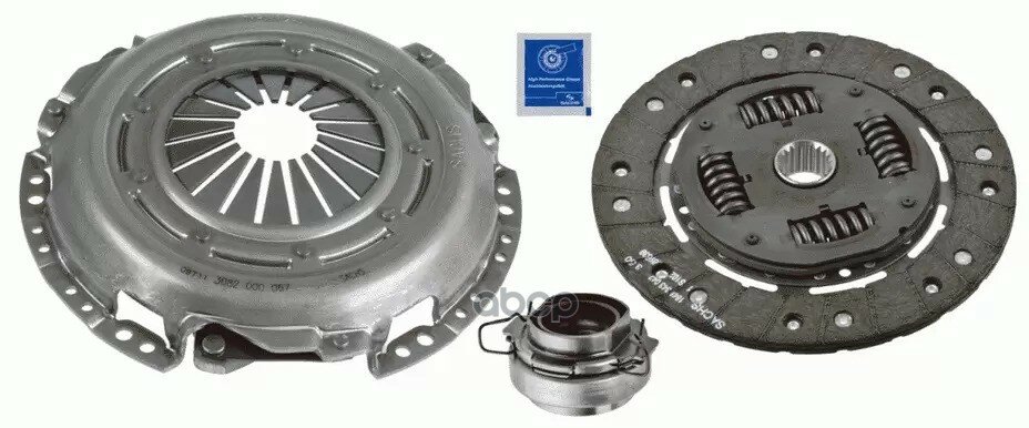 Комплект сцепления TOYOTA LAND CRUISER Hardtop (_J7_) 2.4 TD (LJ70_) 1990-1996 шт. Sachs арт. 3000 950 902