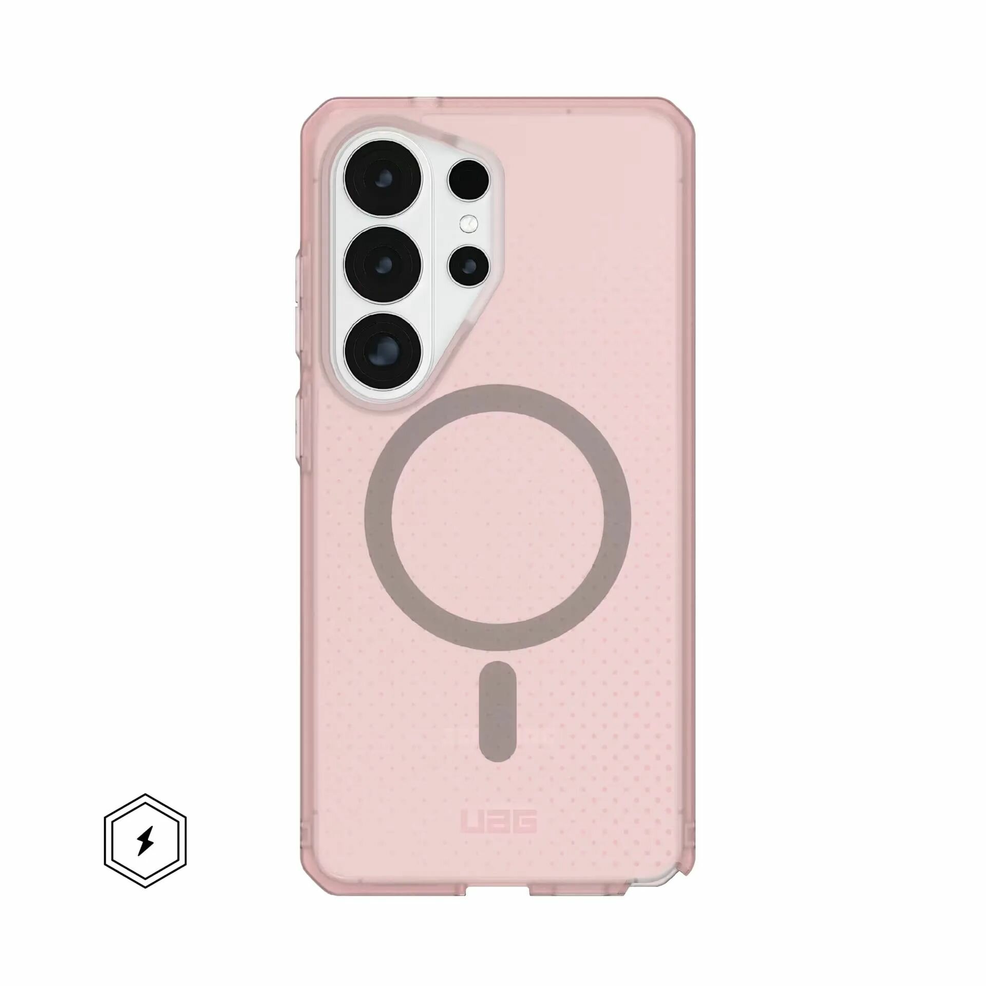 Чехол с поддержкой MAGSAFE Uag DOT для Samsung Galaxy S26 Ultra, цвет розовый (Rose)