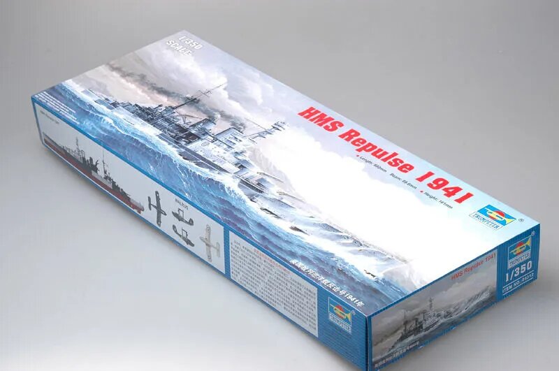 Trumpeter 05312 1/350 HMS Repulse 1941 сборная модель корабля пластиковая модель