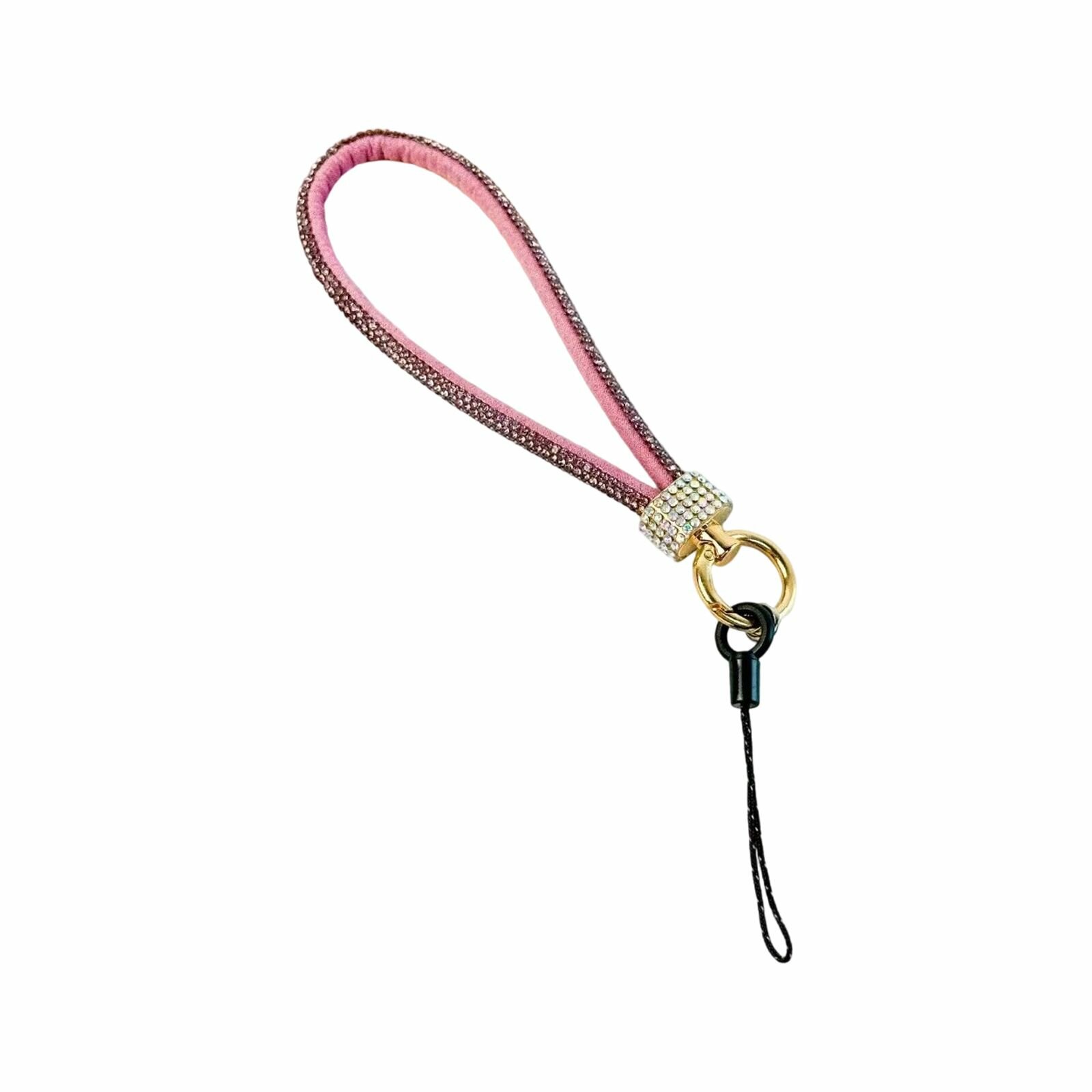 Короткий браслет для телефона с блестящими камнями повседневного использования