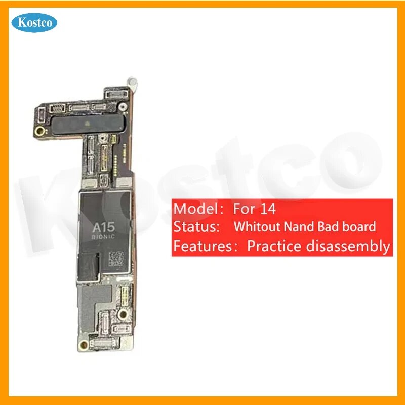 Поврежденная плохая материнская плата, подходящая для iPhone X-15 PM. Полная автономная 14
