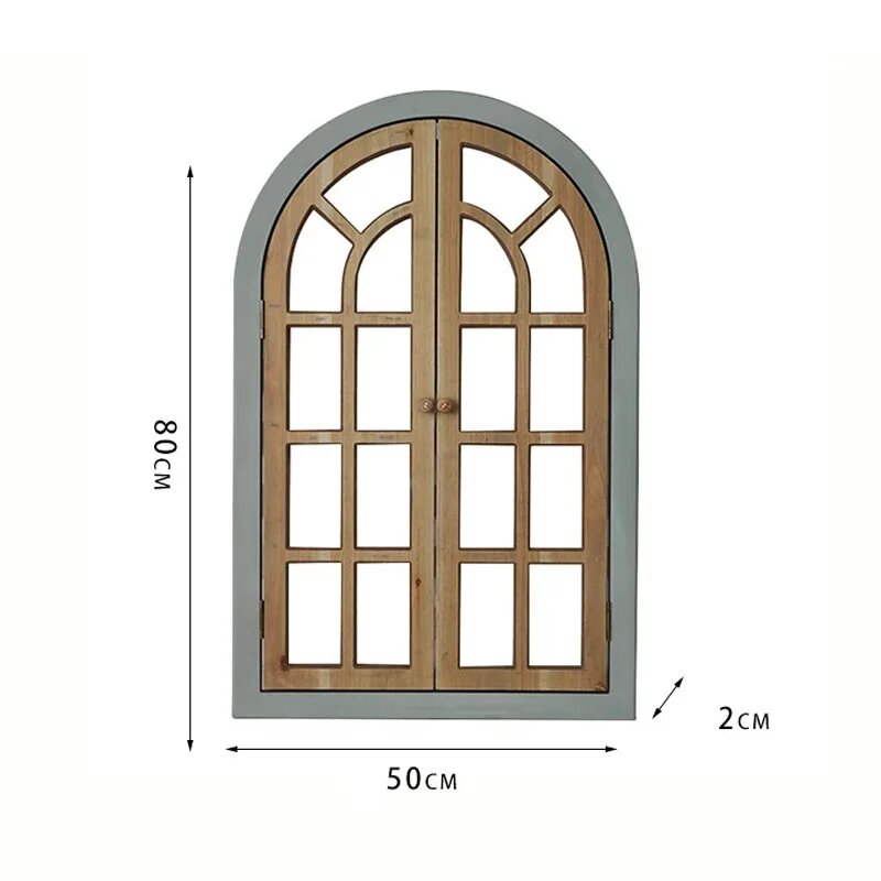 Декоративная арочная оконная рама HS202508CT C