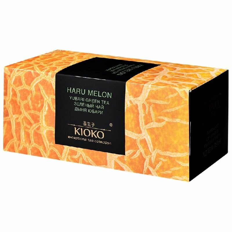 Чай KIOKO HARU MELON Зелёный с ароматом дыни (25пак. г) 50г