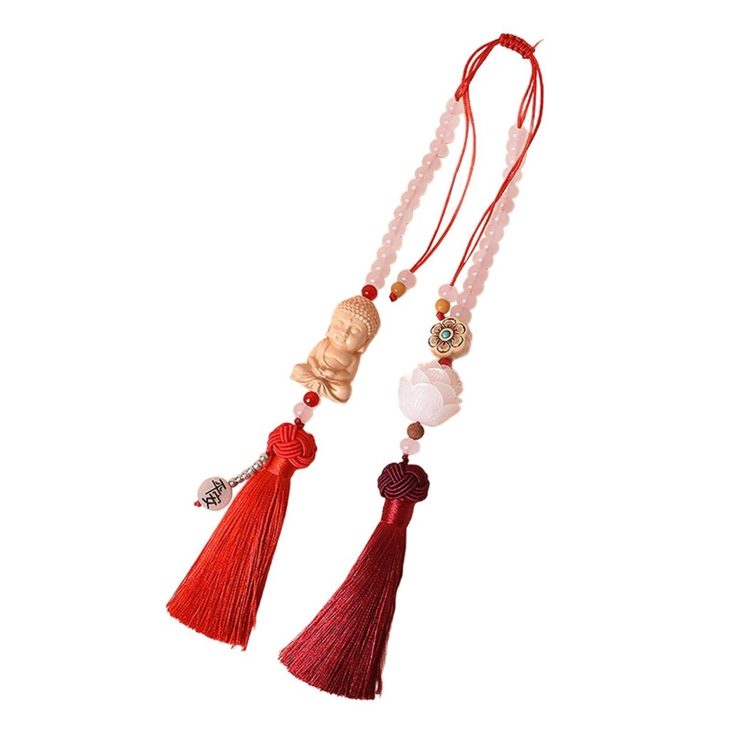 Китайский Стиль Удачи Кулон Статуя Будды Кулон Автомобильное Зеркало Подвесной Орнамент