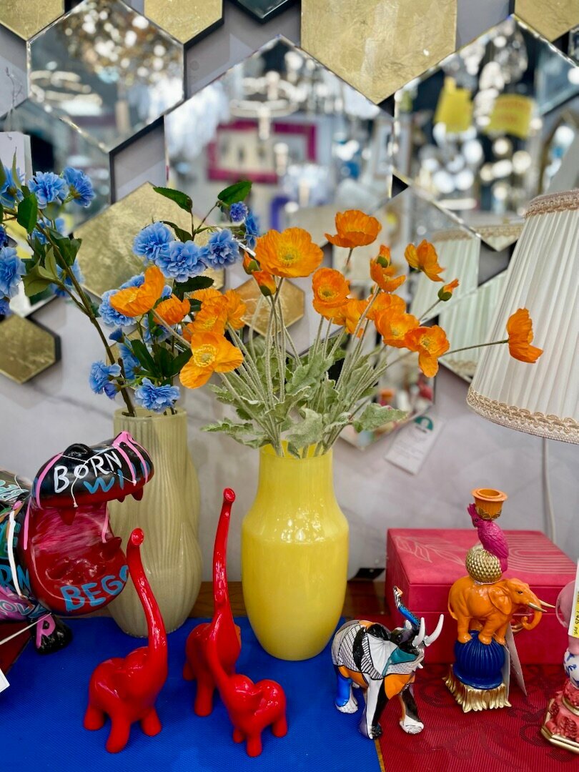 Цветы декоративные Мак ветка оранжевый Casaentera 59 см CE08-9144-003