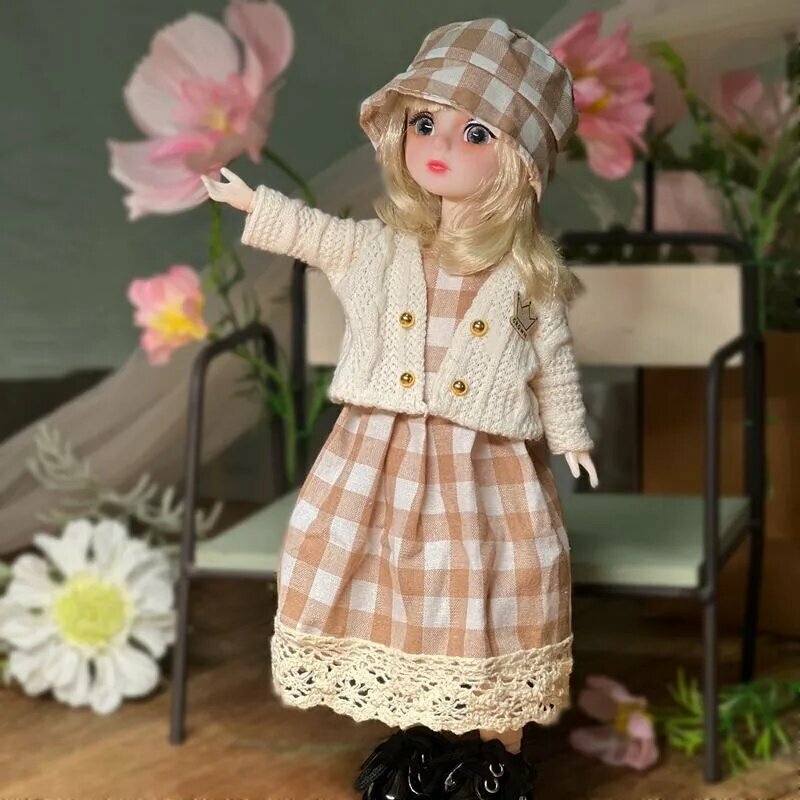 Укла Лори 30Cm, 6 часов Bhd полный набор, 20 суставов, макияж