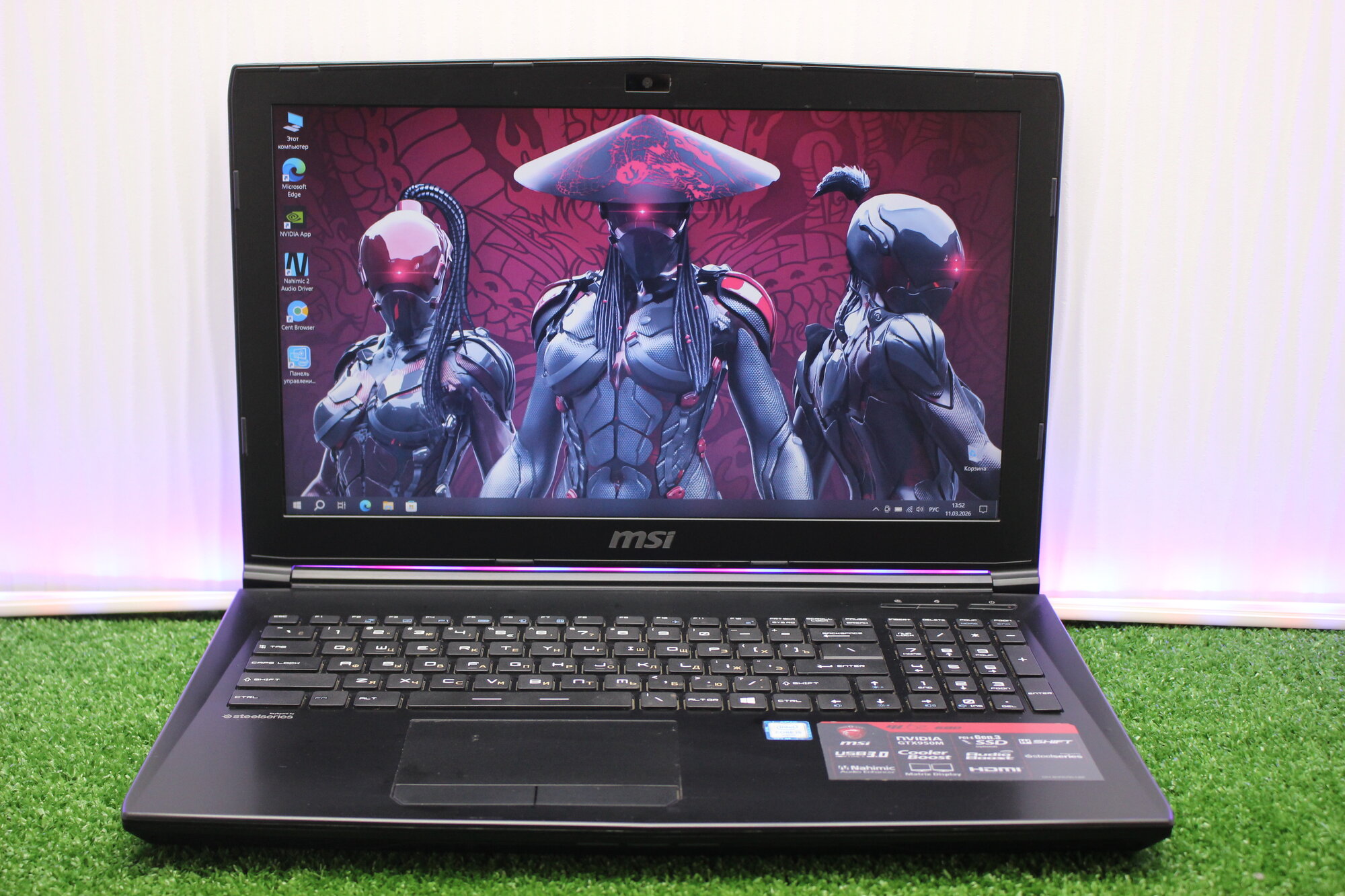 Ноутбук MSI GL62 6QD i5/950