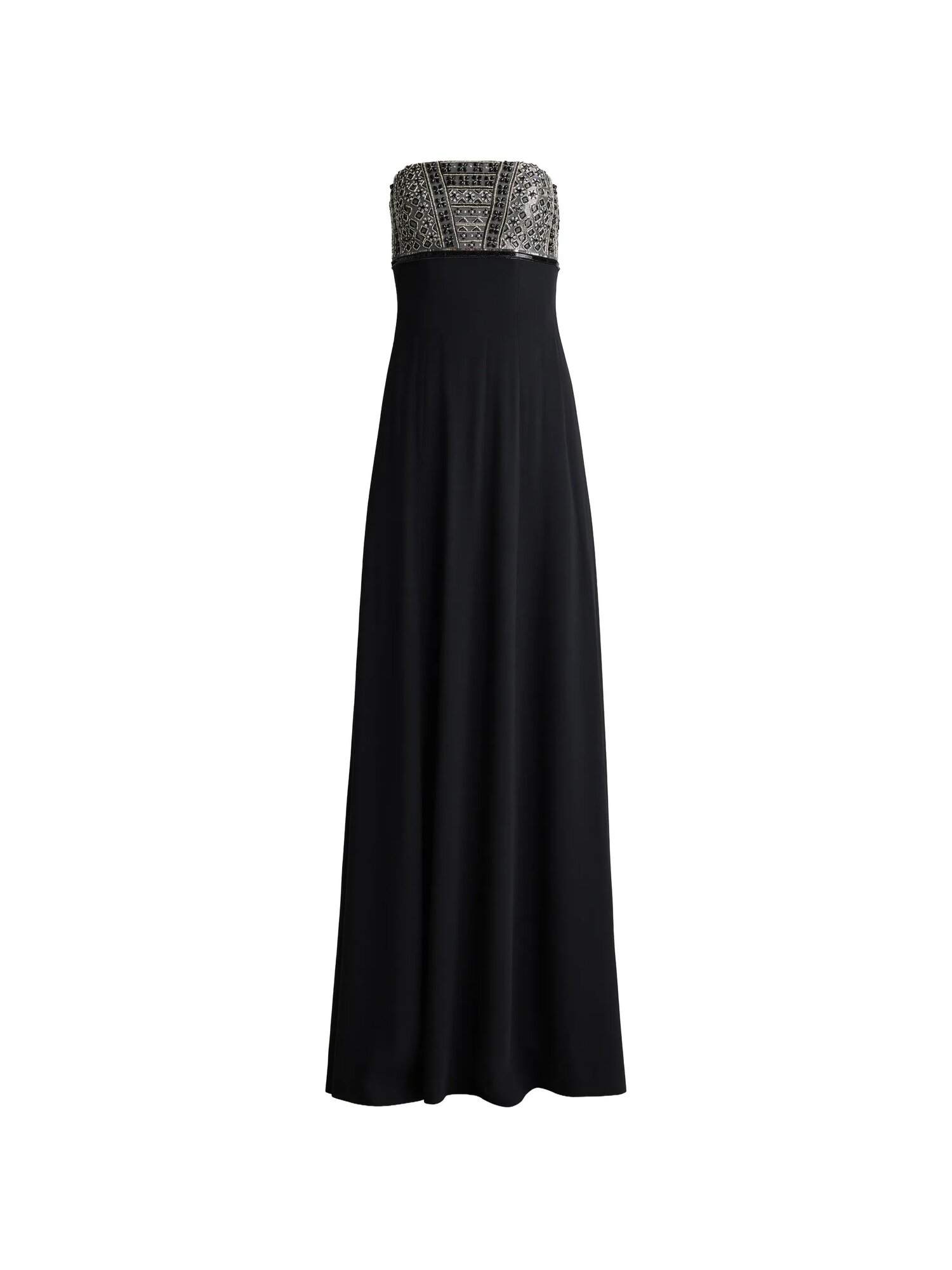 Платье Beaded strapless gown maxi dress