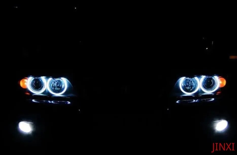 Фара автомобильная BMW-E39, 2 шт, передняя, ксенон, овальная форма, для легковых автомобилей