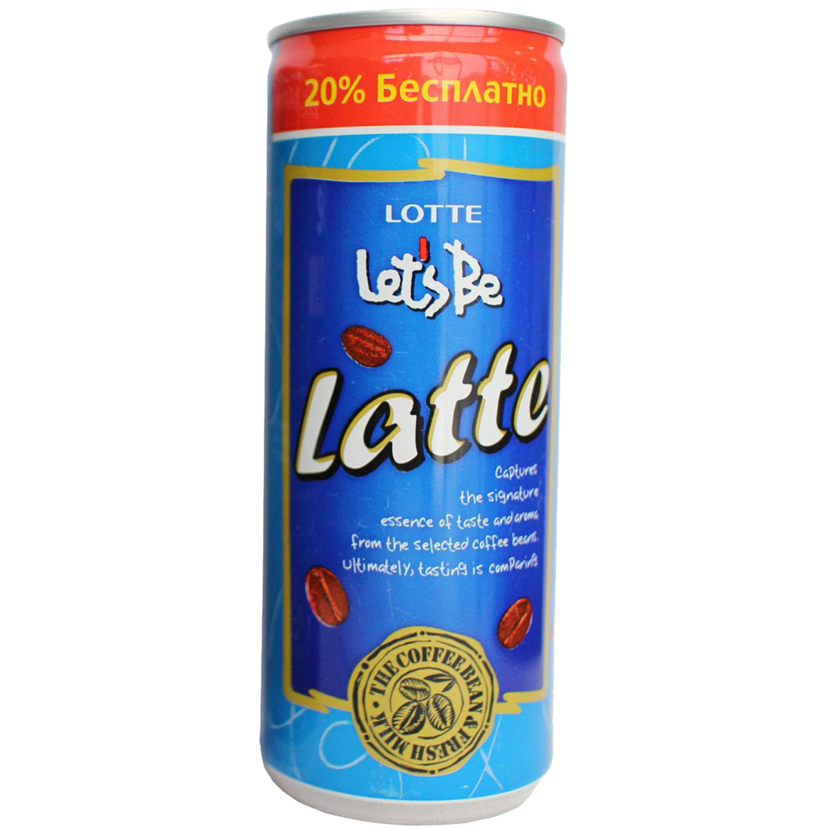 Напиток кофейный Lotte Let's Be Латте 0,24 л ж/б