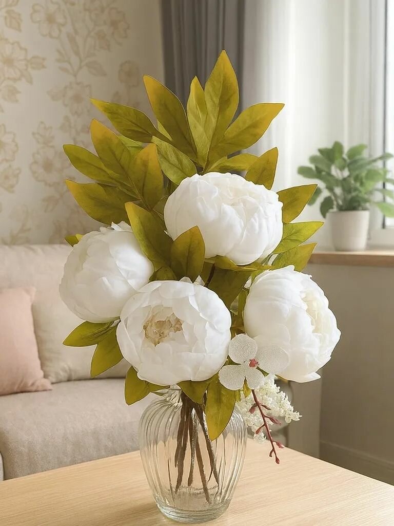 Пионы искусственные цветы для рукоделия