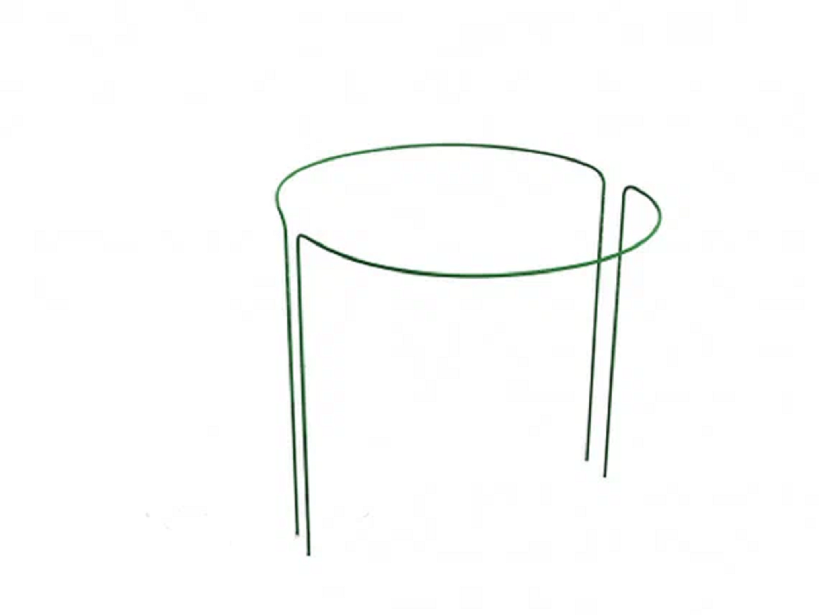 Кустодержатель большой, диаметр 73 см, высота 96 см, труба 10 мм, поддержка для растений